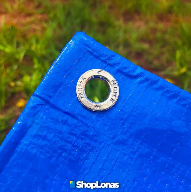 Kit Lona 100 Micras Azul 6x3m Multiuso + Corda Forte 15m Shoplonas100 ...