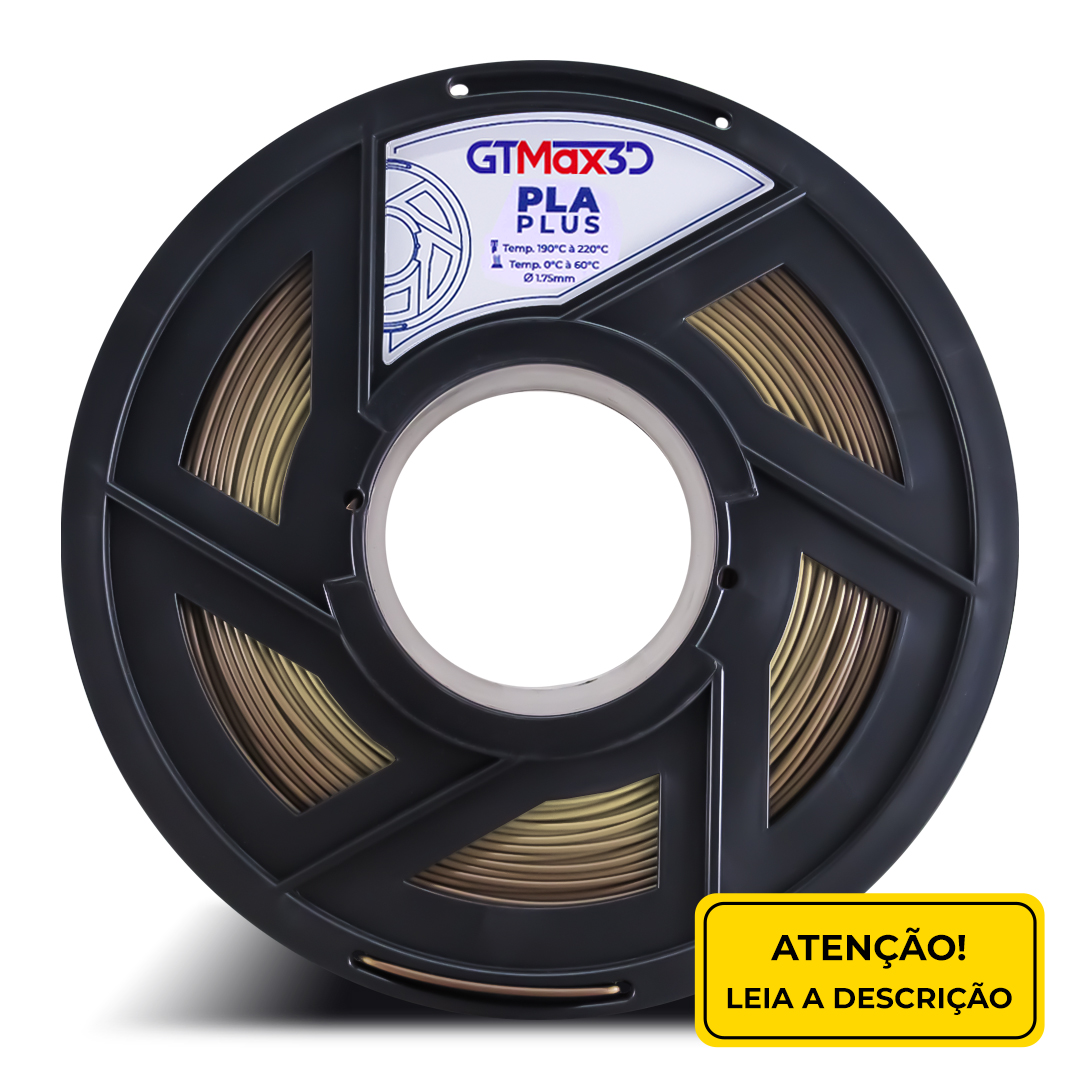 Filamento PLA Plus 1.75mm GTMax3D - ECO Plast - GTMax3D - Impressoras 3D