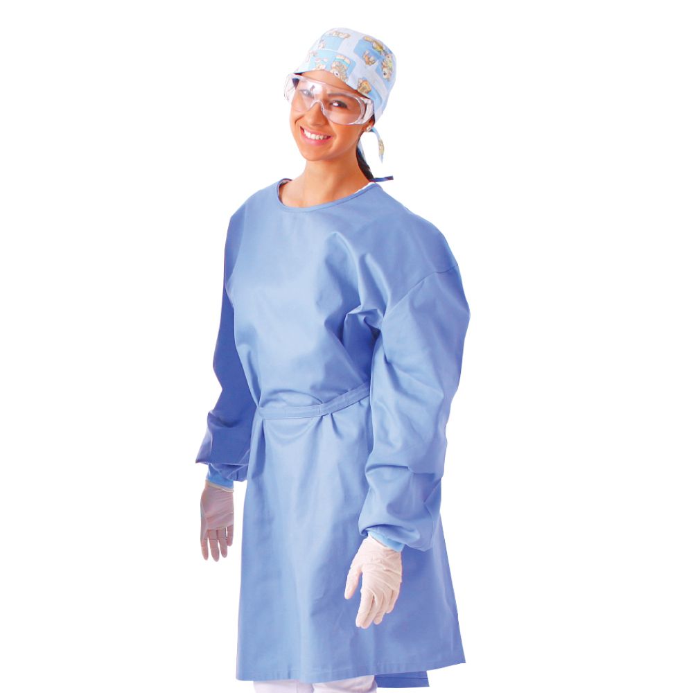 Capote Cirúrgico brim Manga Longa com Punho - StarWork® UNIFORMES ...
