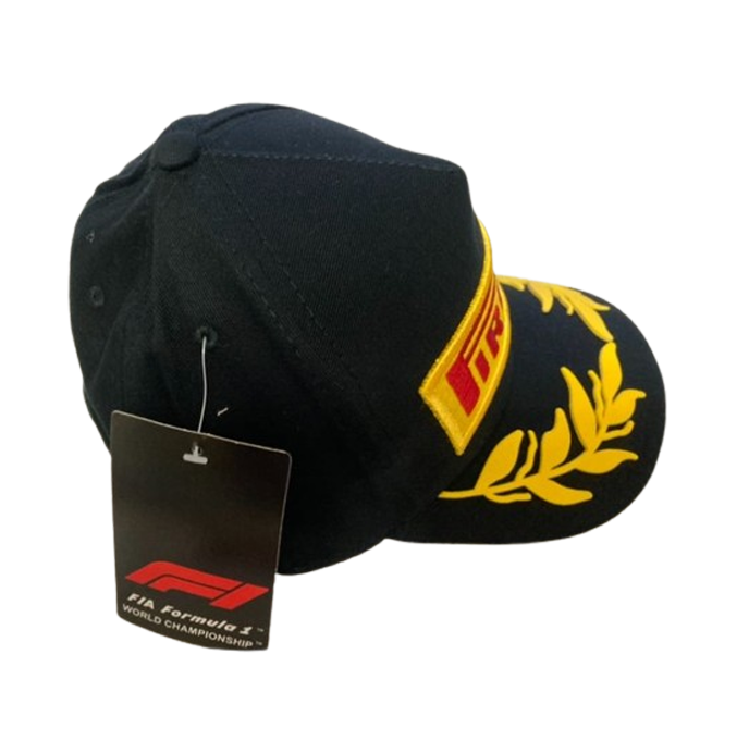 Boné Pirelli Podium F1 Preto | Campeão Fórmula 1 | Loja Oficial ...