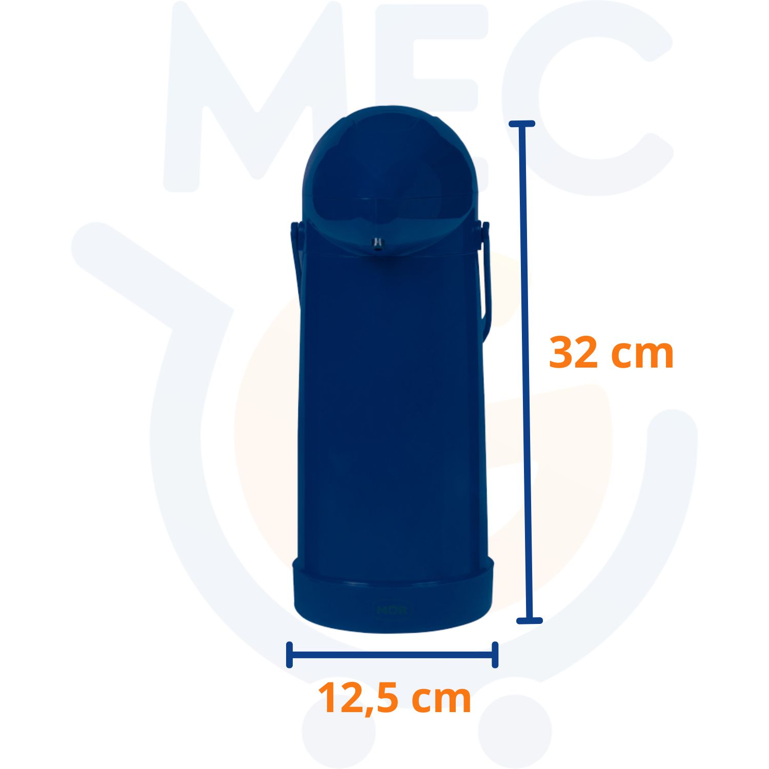 Garrafa térmica 1L Mor de Vidro Café Chá Trabalho Cozinha - Mec G Store