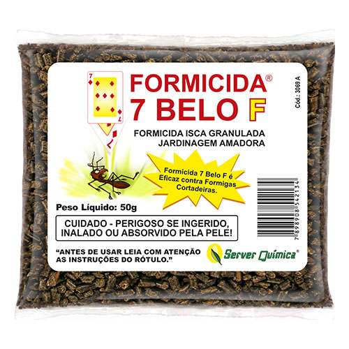 Formicida 7 Belo F - 10 unidades x 50g - Server Quimica - Fim das ...