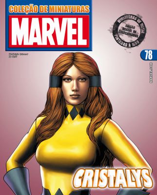 Marvel Figurines Regular: Cristalys - Edição 78 - Saga Geek Shop