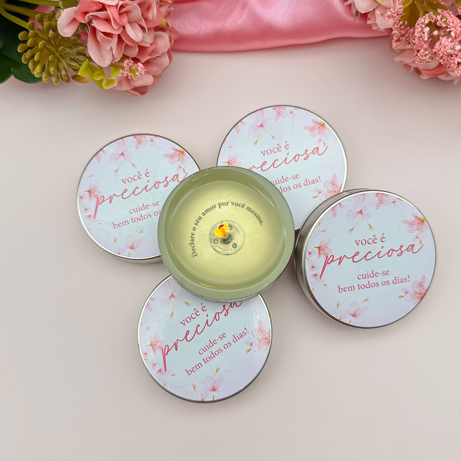 1un Vela Aromática 20g Frase Surpresa - Luli Paper