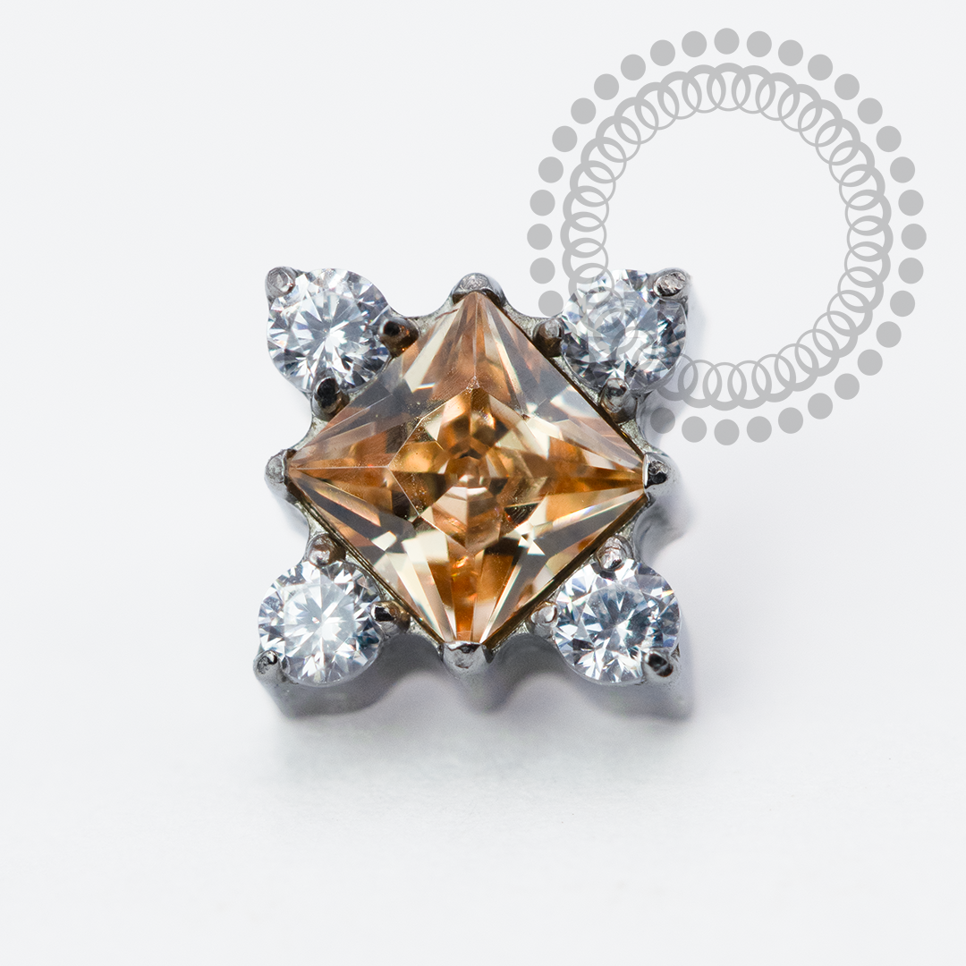 Piercing Umbigo Navel Titanio ASTM F 136 Grau de Implante-Angel ...