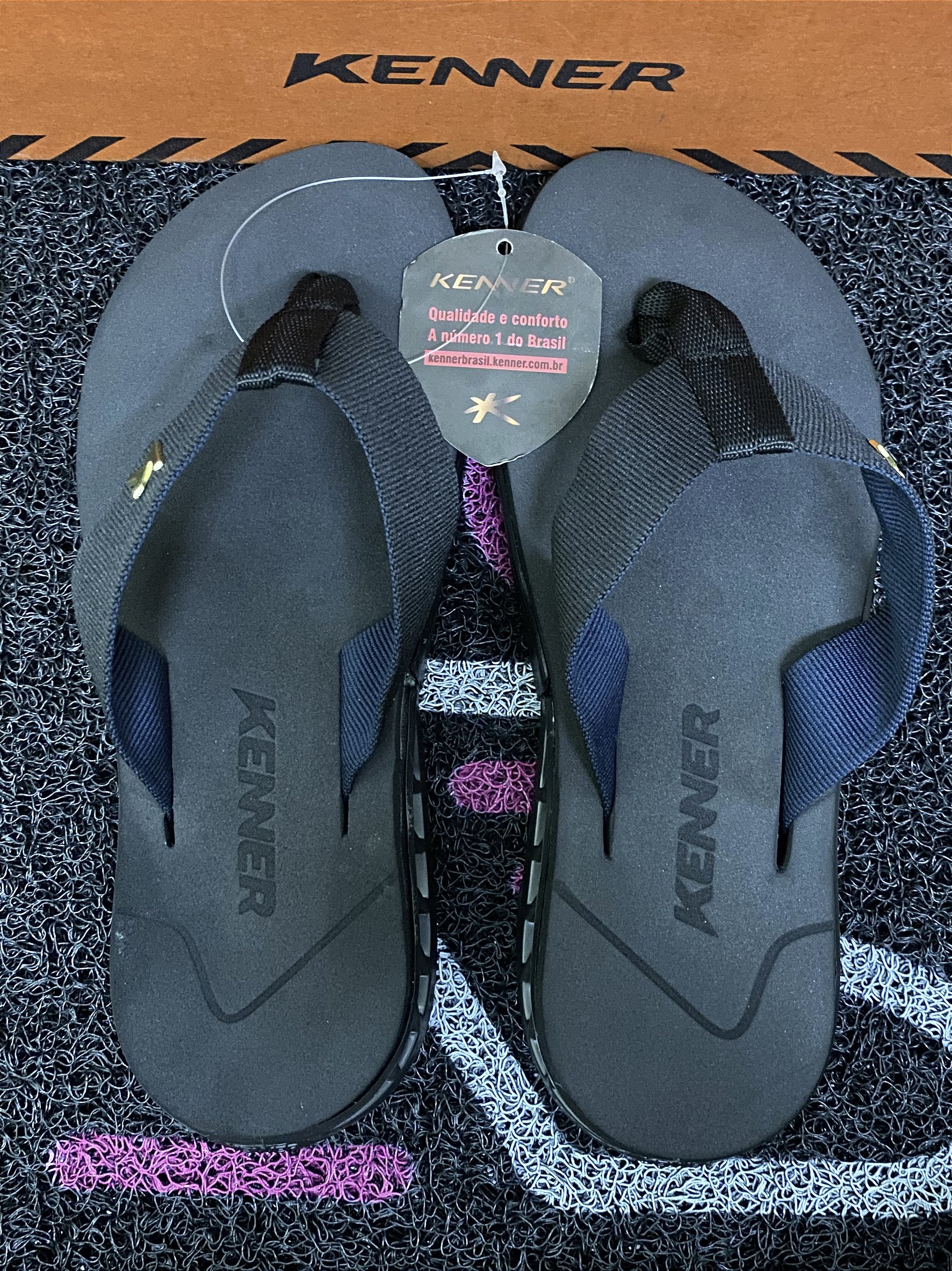 Chinelo Kenner Rakka Masculino Preto - Duster shoes