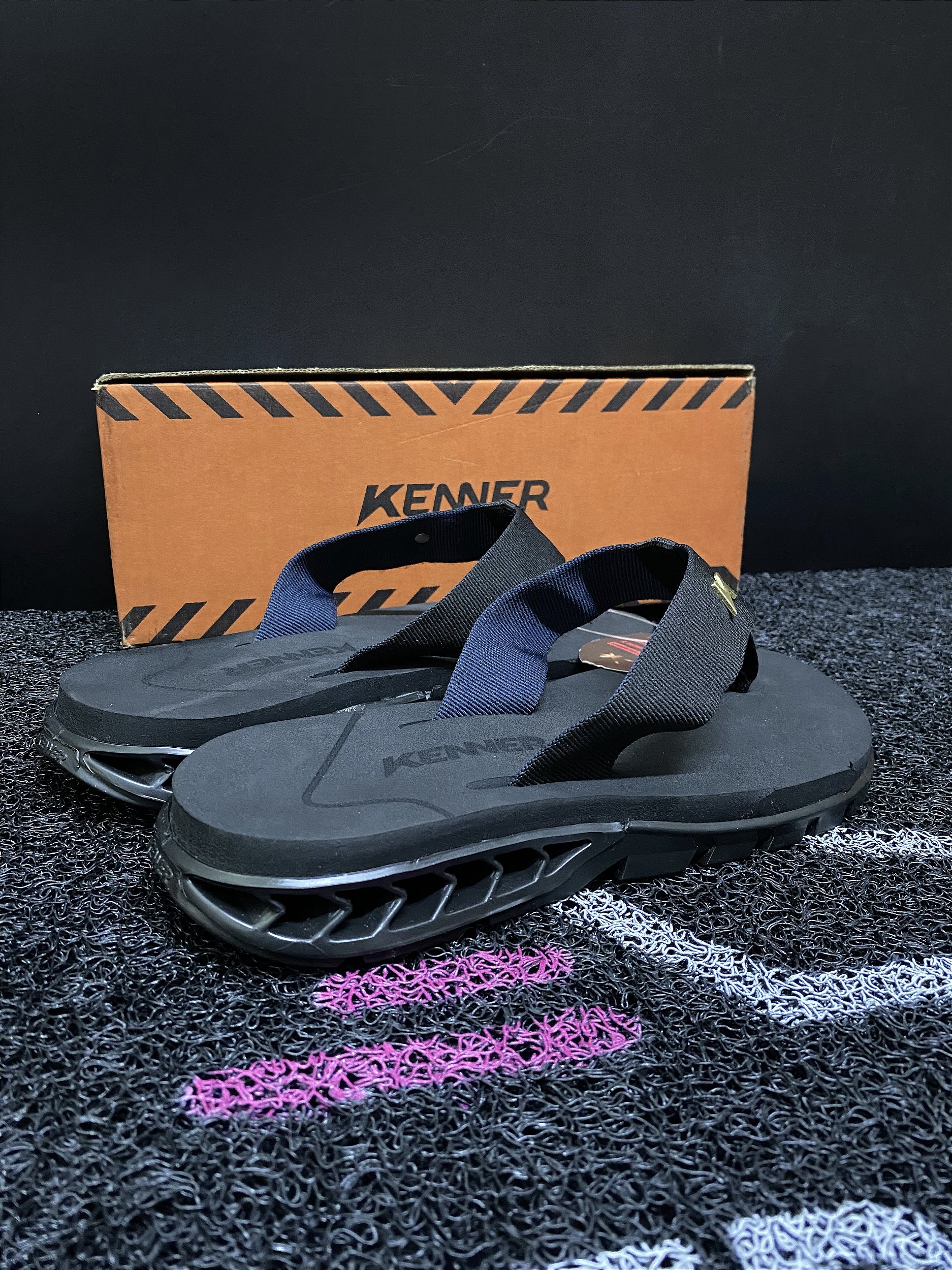 Chinelo Kenner Rakka Masculino Preto - Duster shoes