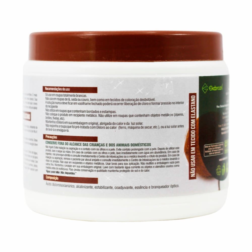 Cloro Orgânico em Pó Ecológico Ekloro Aroma Coco Ekobrazil 450g (RENDE ...