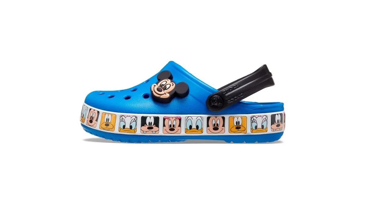Sandália Crocs Fun Lab Mickey Mouse Band Clog Infanto Juvenil Bright ...