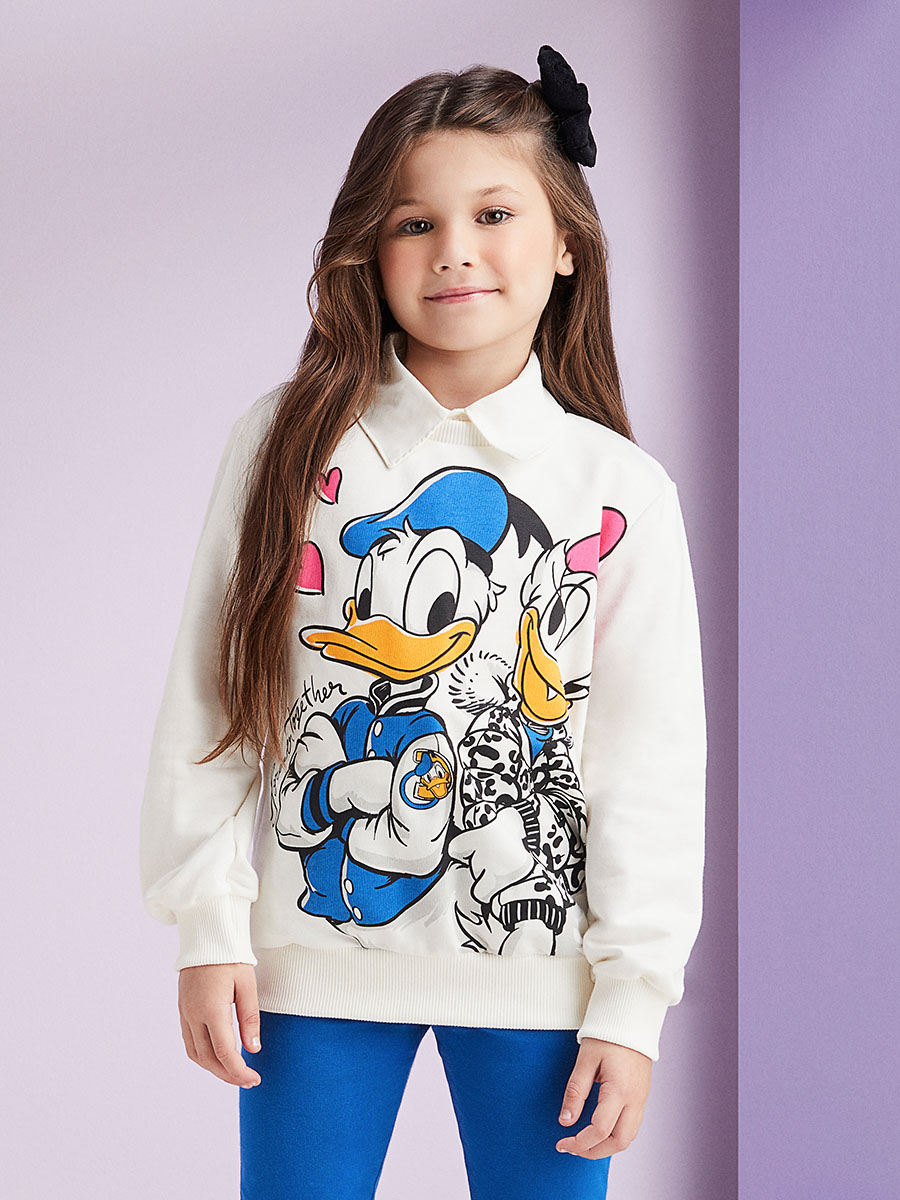 Conjunto Moleton Disney Daisy e Donald Momi H5327 - Fofoti Store