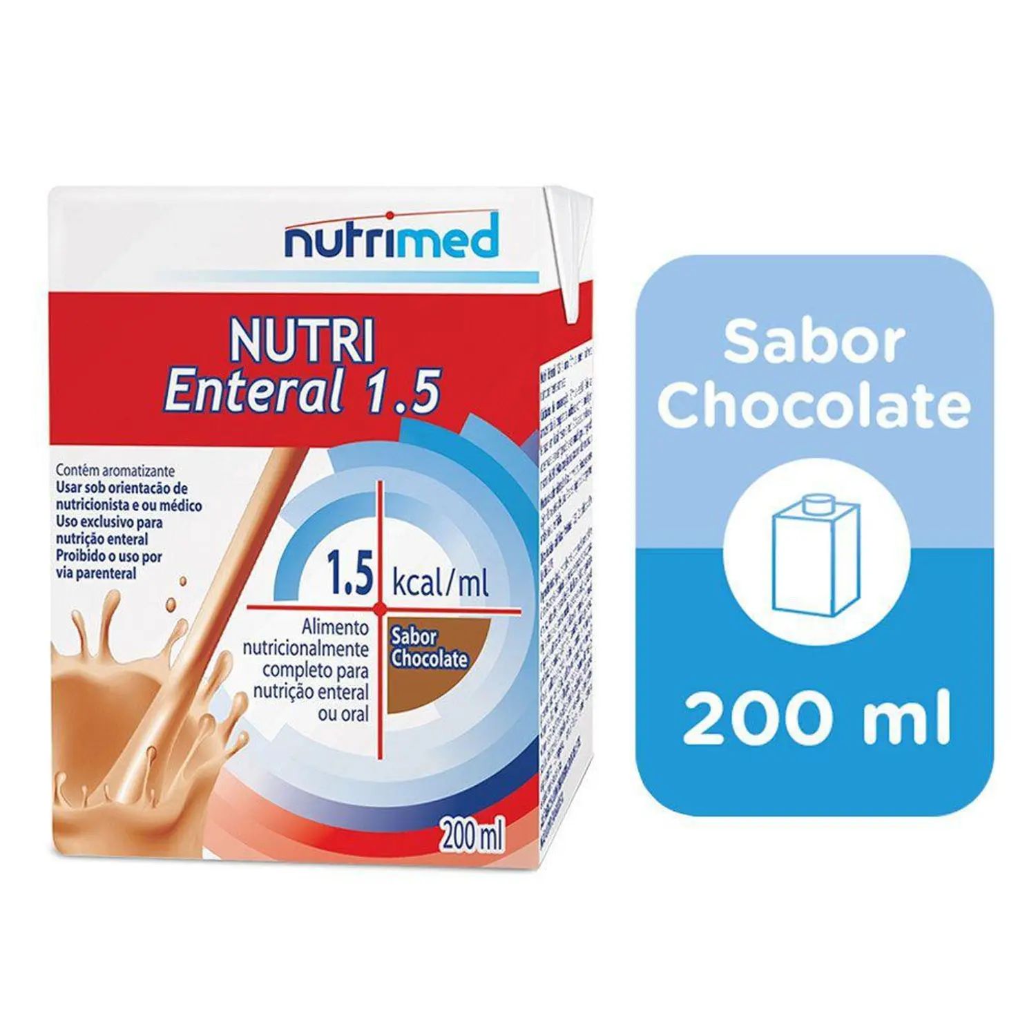 NUTRI ENTERAL 1.5KCAL TP 200ML CHOCOLATE - NUTRIMED - Divina Nutrição ...