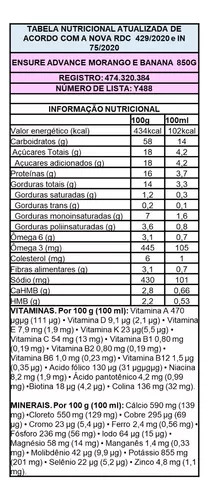 ENSURE ADVANCE CEREAL 400G - ABBOTT - Divina Nutrição Enteral