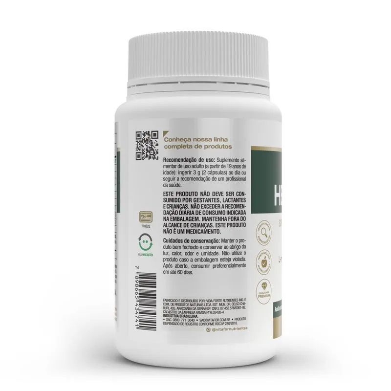 HEPATOFOR 60 CAPSULAS - VITAFOR - Divina Nutrição Enteral