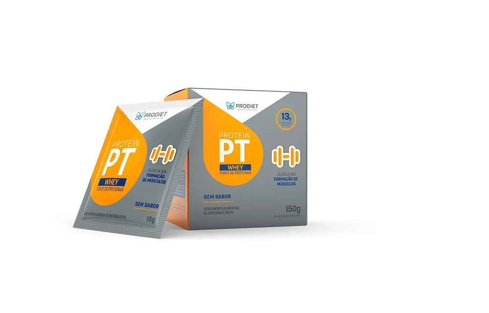 Protein PT Whey Sem Sabor Sache 15g - PRODIET - Divina Nutrição Enteral