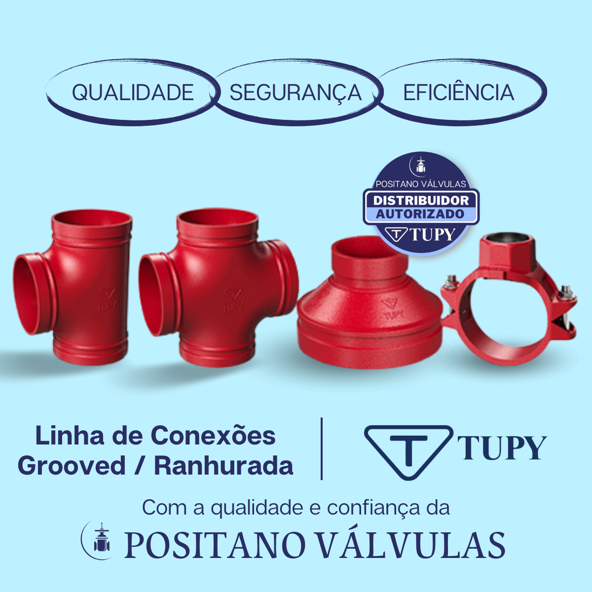 Acoplamento Flexível Ranhurado/Grooved - Tupy - Aços Positano ...