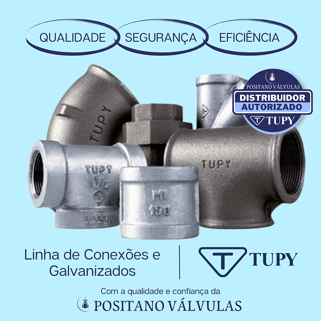 Te 90° Galvanizado TUPY-130 BSP 1.1/2" - Aços Positano | Equipamentos ...