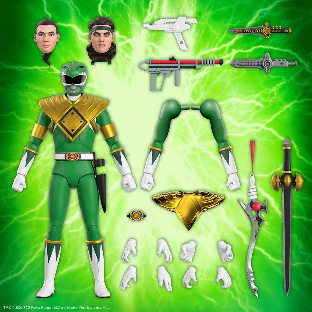 Ranger Verde Power Rangers Mighty Morphin Ultimates Super7 Original ...