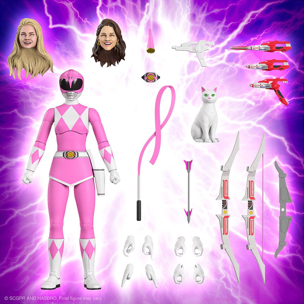 Ranger Rosa Power Rangers Mighty Morphin Ultimates Super7 Original ...