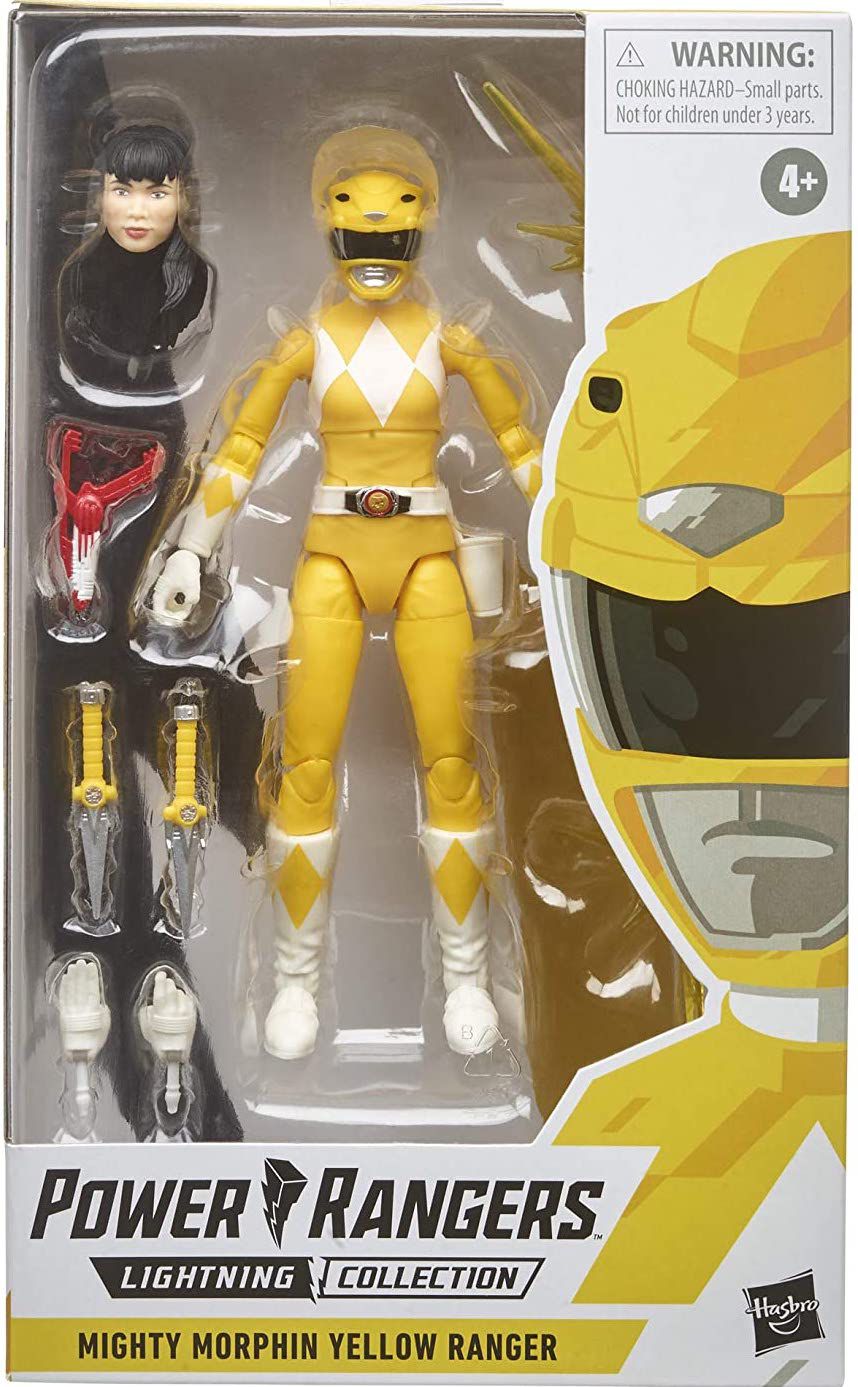Ranger Amarelo Power Rangers Mighty Morphin Lightning Collection Hasbro ...