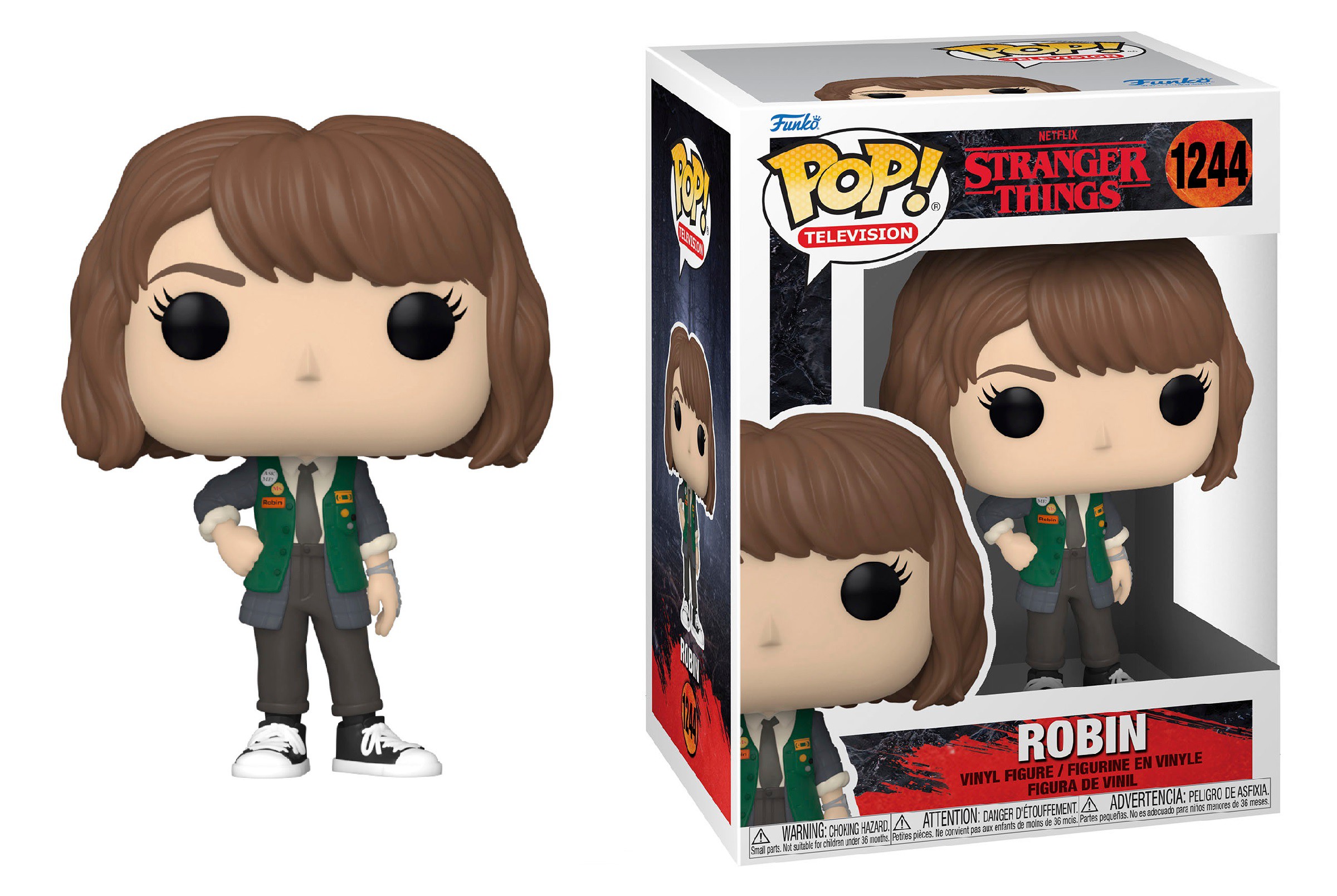 Robin Stranger Things 4ª Temporada Pop! Television 1244 Funko - Prime ...