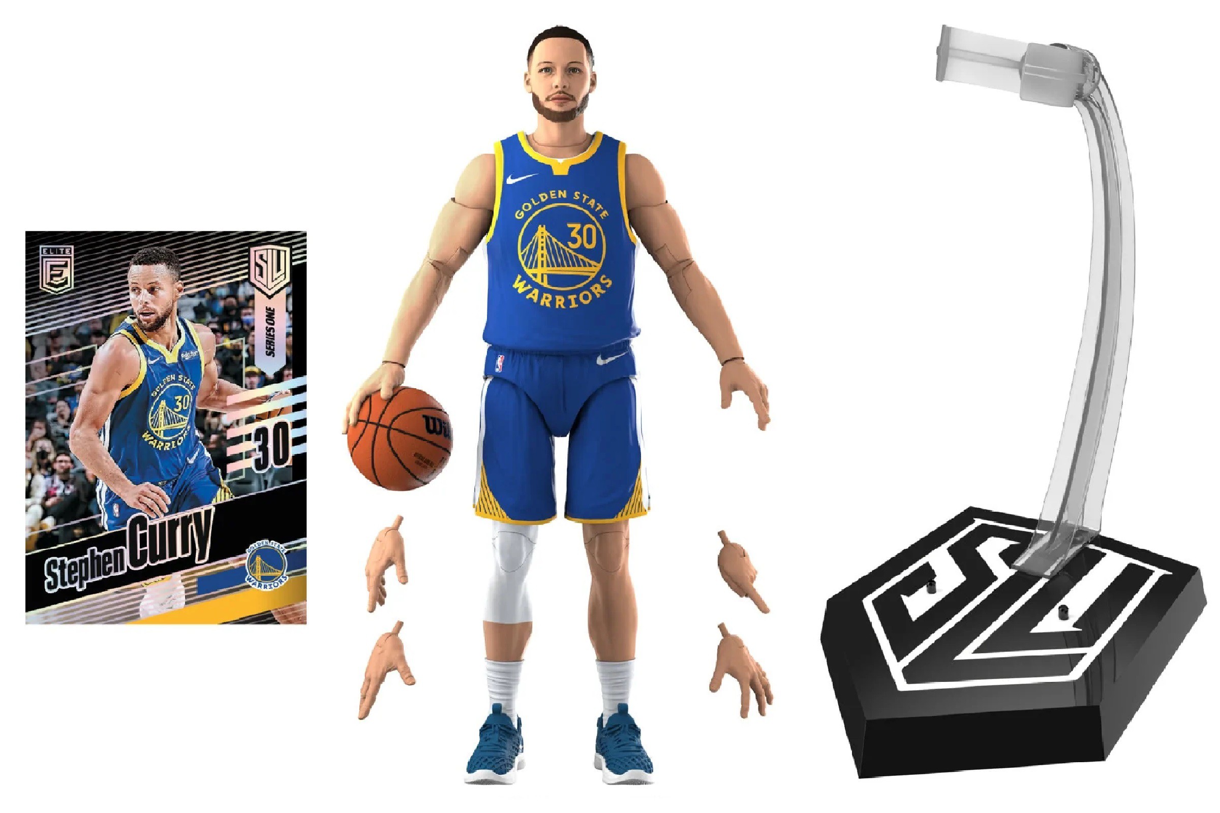 Stephen Curry Golden State Warriors Starting Lineup Series 1 Hasbro ...