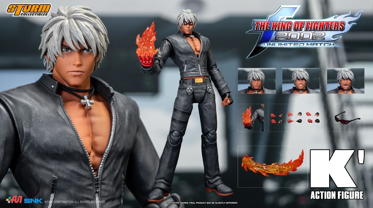 K' The King of Fighters 2002 Unlimited Match Storm Collectibles - Prime ...