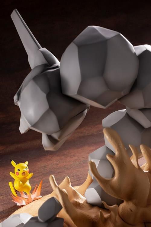Onix vs Pikachu Pokemon Artfx J Kotobukiya - Prime Colecionismo ...