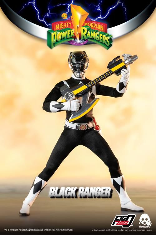 Ranger Preto Power Rangers Mighty Morphin Threezero original - Prime ...