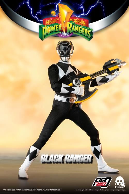 Ranger Preto Power Rangers Mighty Morphin Threezero original - Prime ...