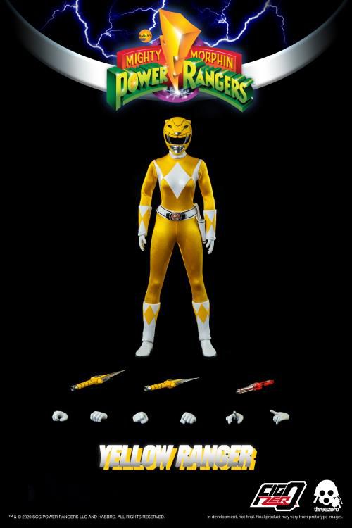 Ranger Amarelo Power Rangers Mighty Morphin Threezero original - Prime ...