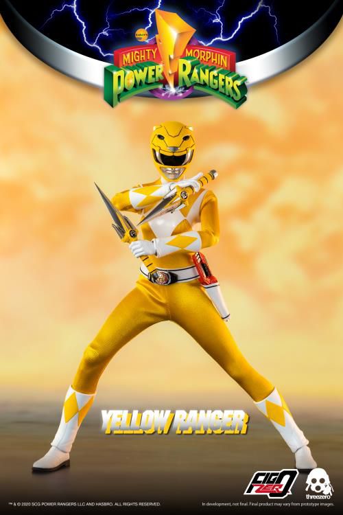 Ranger Amarelo Power Rangers Mighty Morphin Threezero original - Prime ...