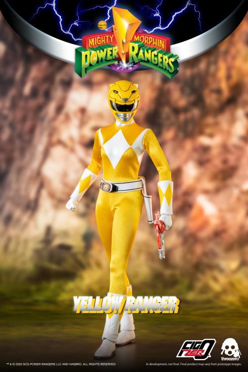 Ranger Amarelo Power Rangers Mighty Morphin Threezero original - Prime ...