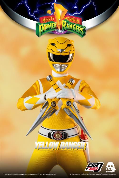 Ranger Amarelo Power Rangers Mighty Morphin Threezero original - Prime ...