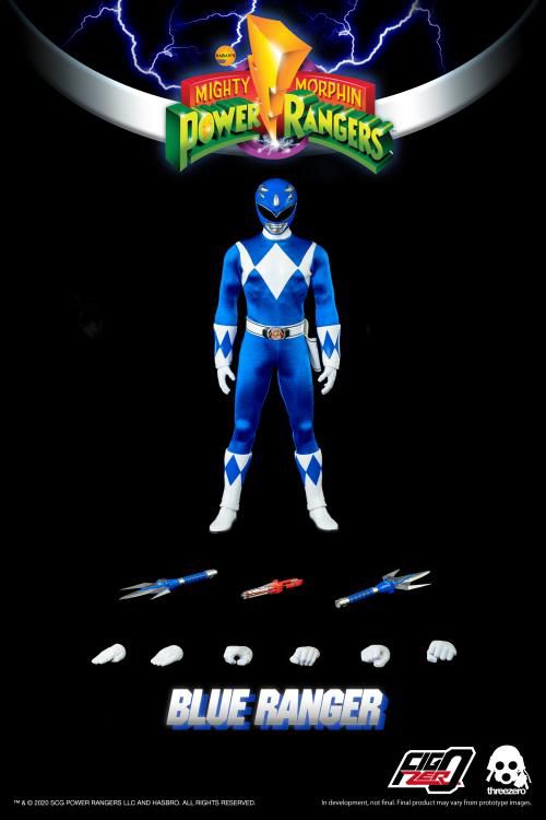 Ranger Azul Power Rangers Mighty Morphin Threezero original - Prime ...