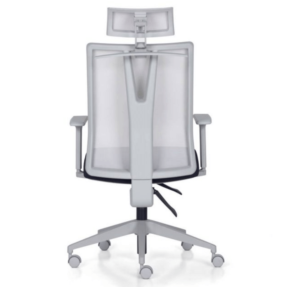 Cadeira Presidente Addit Cinza - Qualiflex móveis