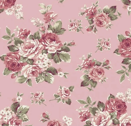 ESTAMPA Floral Rosa Ref. 180619/2 - Amaralina Tecidos