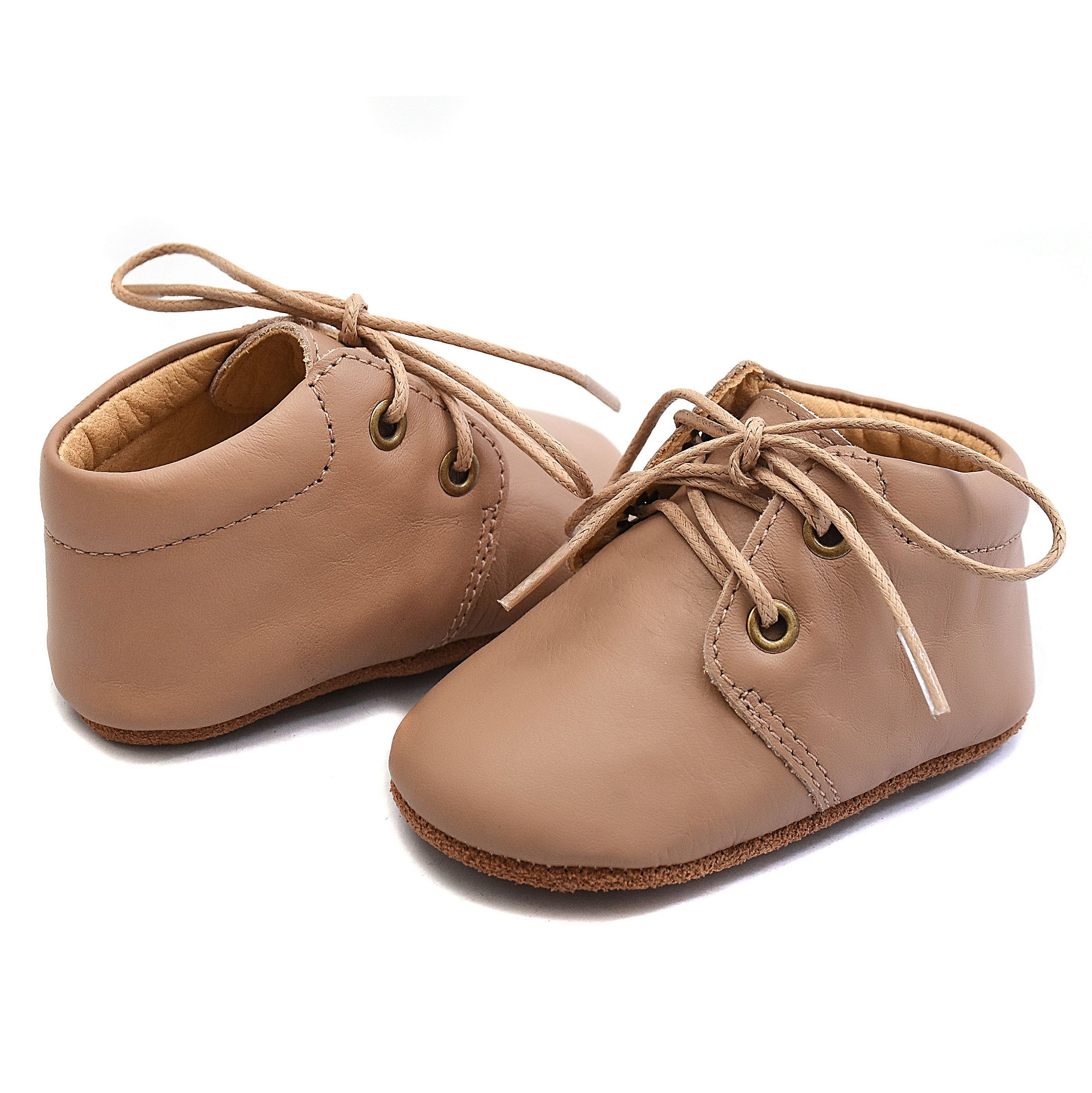 Calçado Moccs Infantil Unissex de Couro Cor Fendi - Bili Bil - Bili Bilu