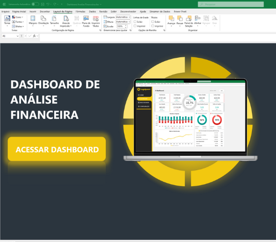 Planilha + Dashboard para Análise Financeira com Indicadores - Planicont
