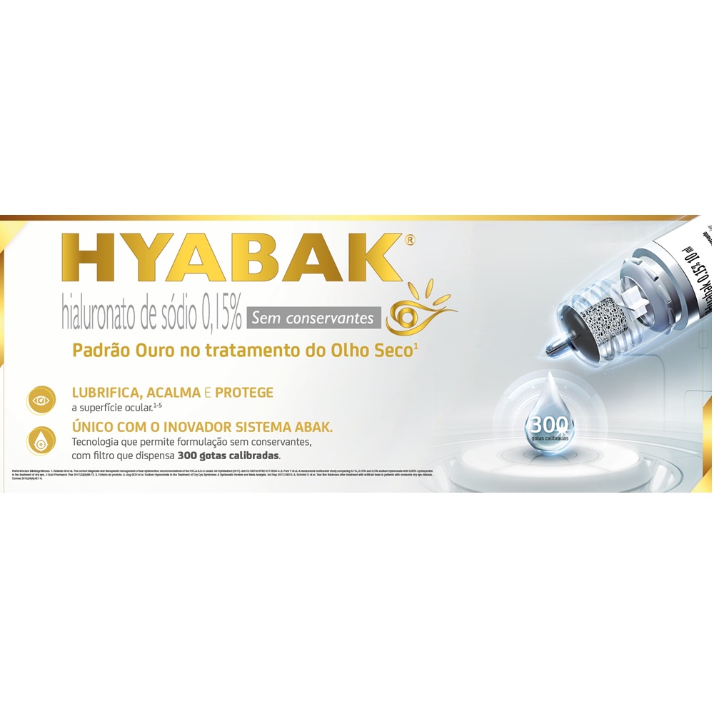 HYABAK COLIRIO 10ML - FarmaViver - Farmácia Online 24 horas