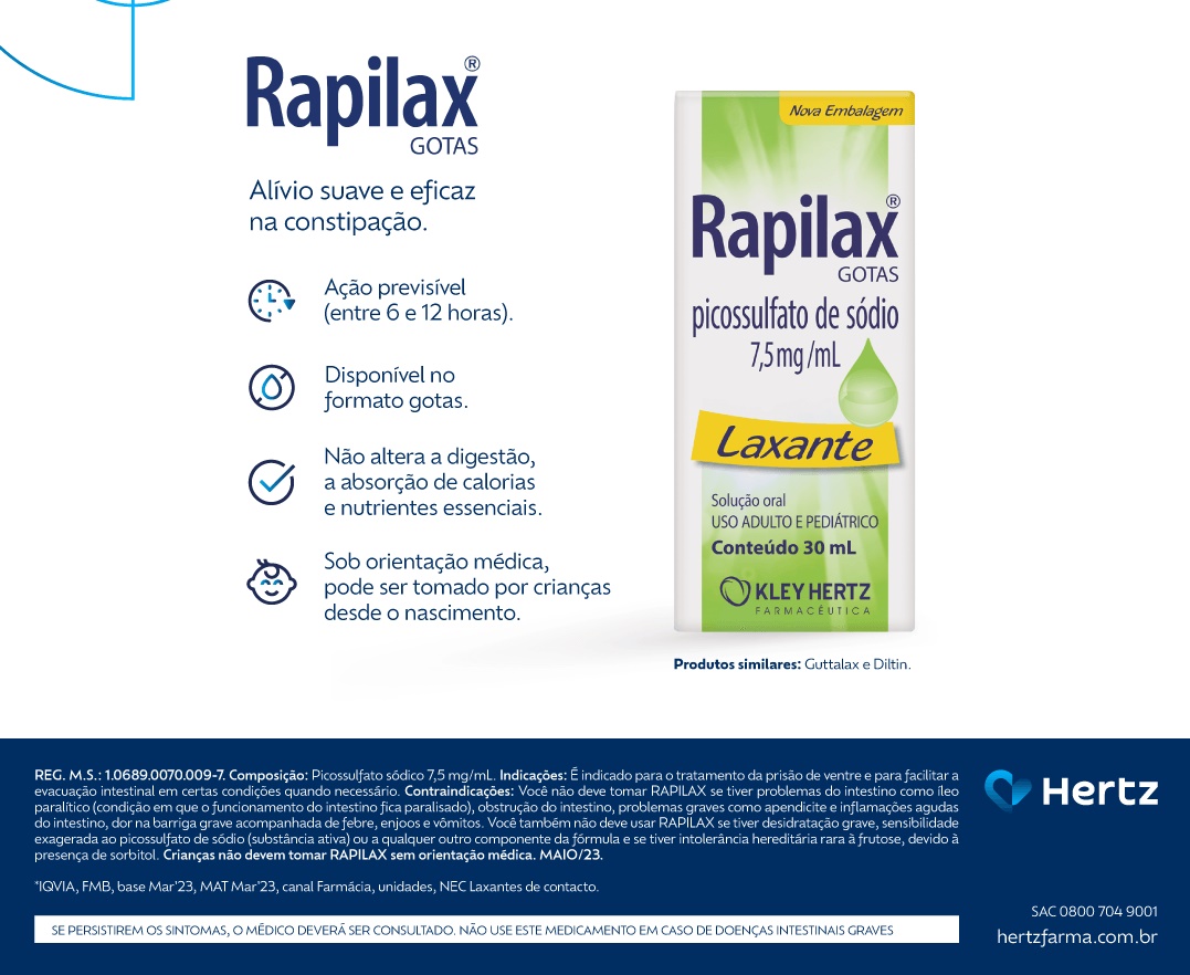 RAPILAX GOTAS Hertz, laxante 7896331704808 - FarmaViver - Farmácia ...