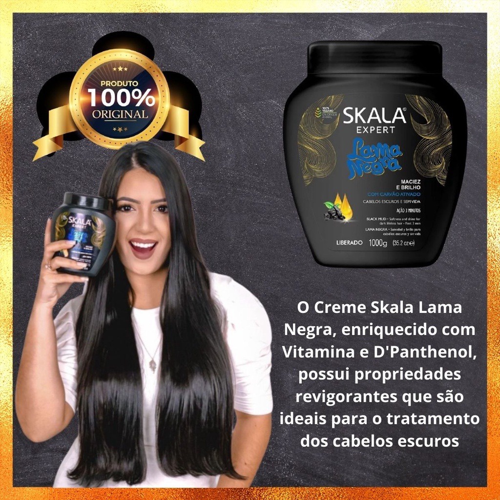 CREME DE TRATAMENTO 1KG SKALA LAMA NEGRA - FarmaViver - Farmácia Online ...