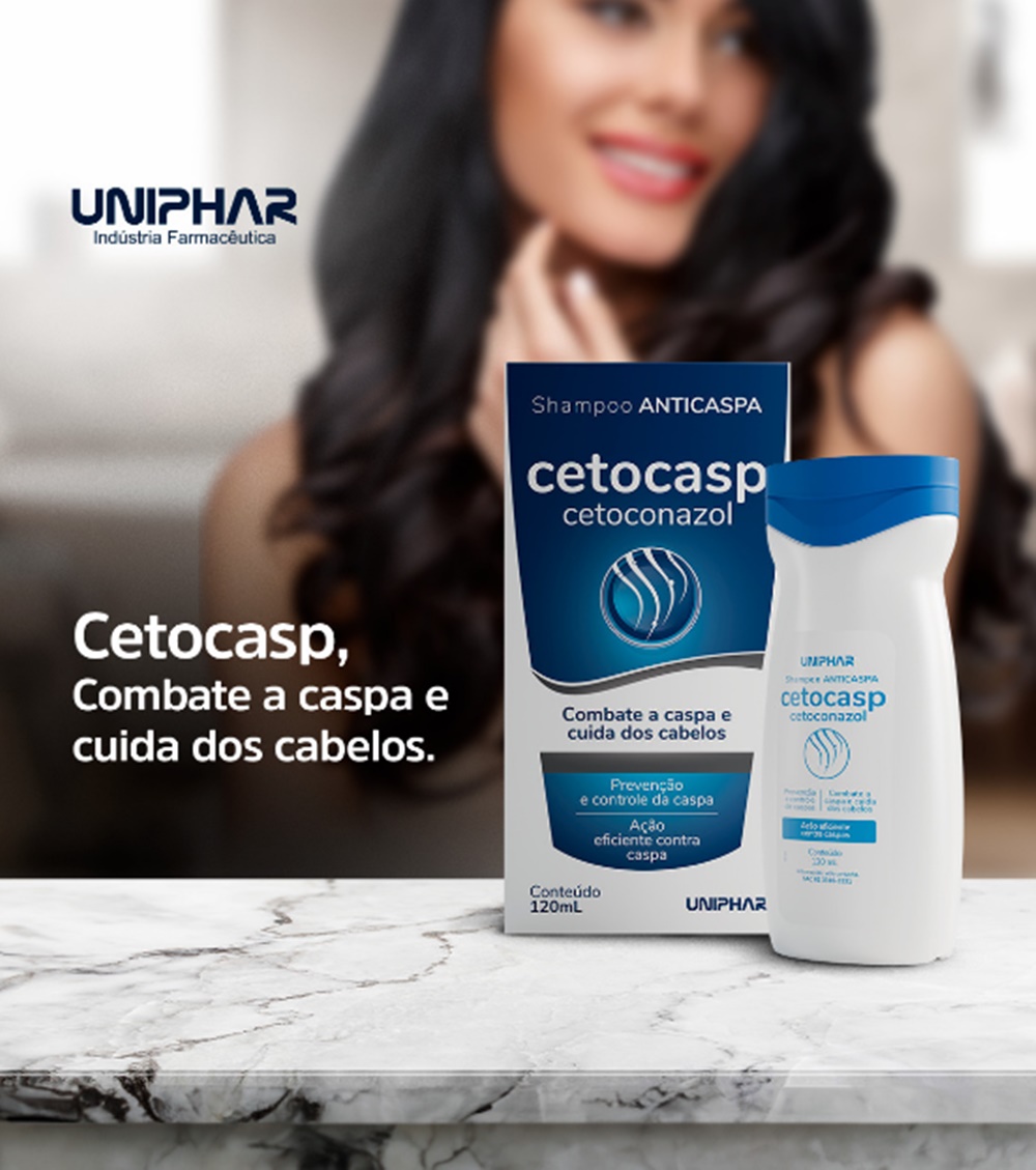 CETOCASP SHAMPOO CETOCONAZOL 120ML - FarmaViver - Farmácia Online 24 horas