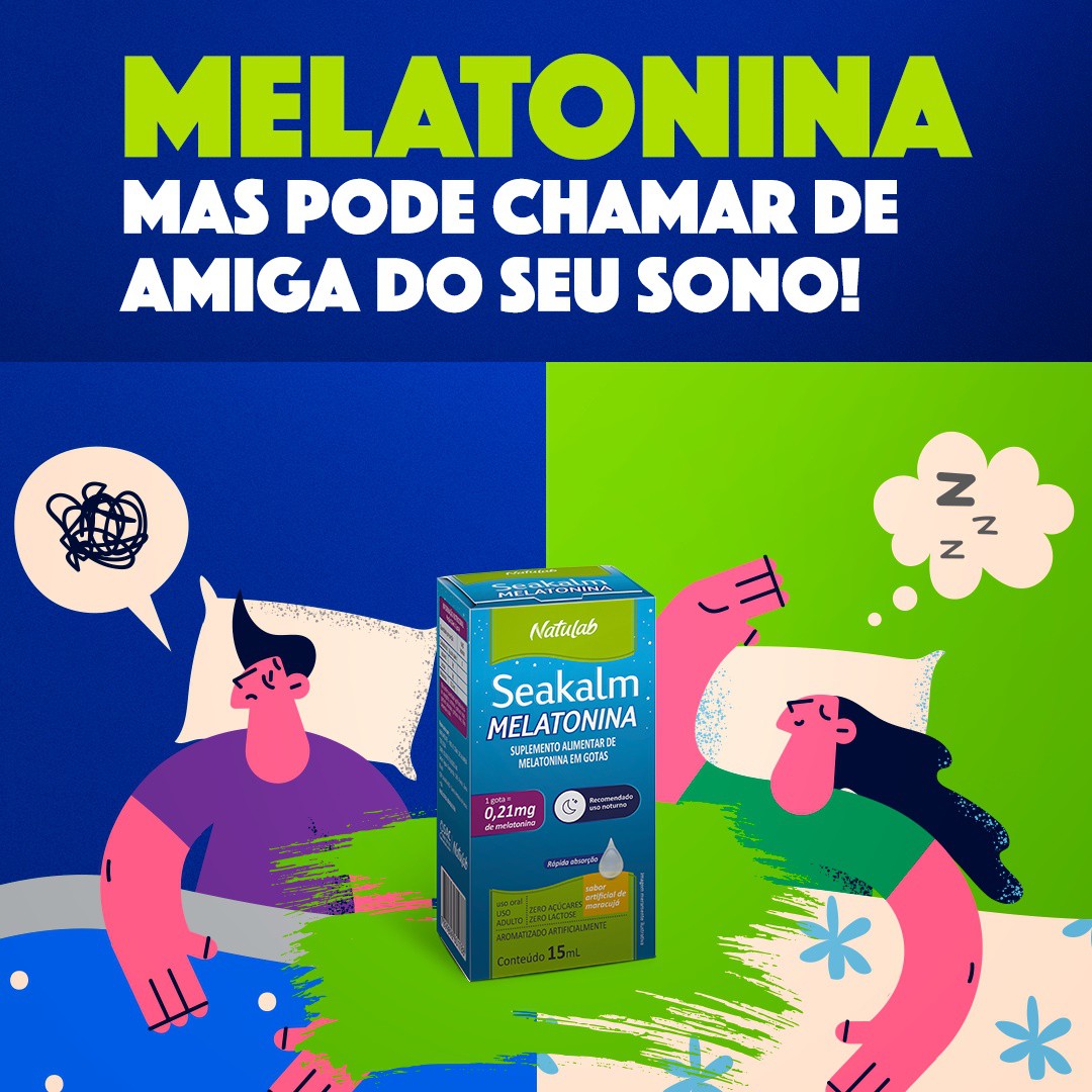 SEAKALM MELATONINA - FarmaViver - Farmácia Online 24 horas