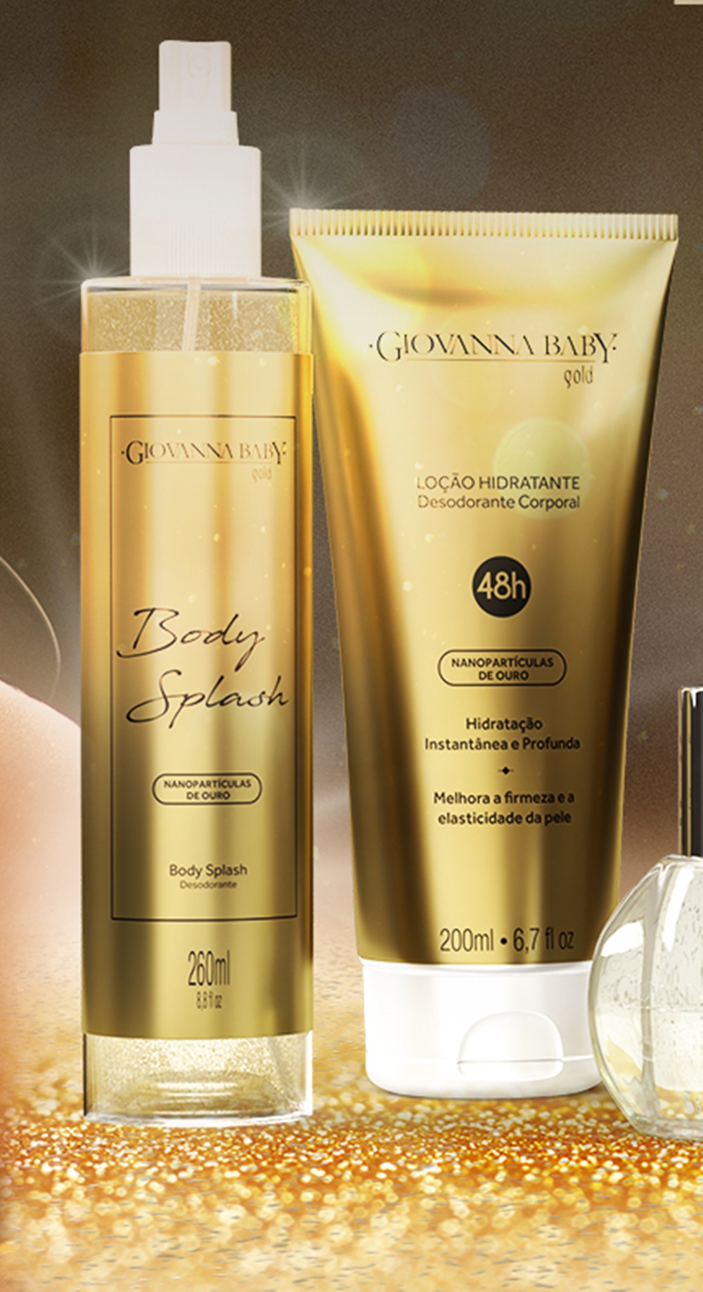 KIT GIOVANNA BABY GOLD BODY SPLASH E LOCAO - FarmaViver - Farmácia ...