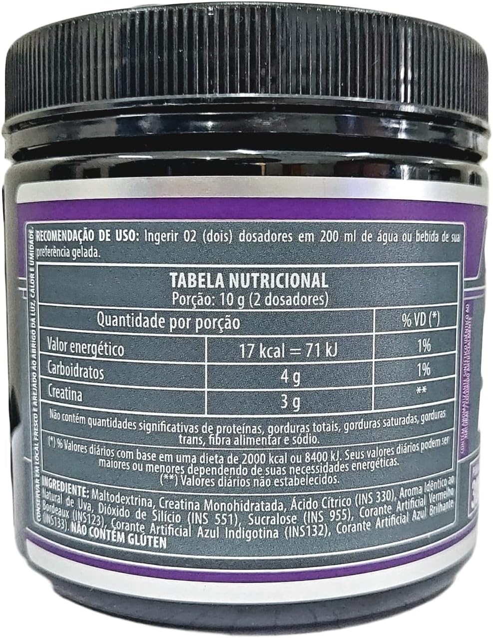 CREATINA 300G UVA FLORA NATIVA - FarmaViver - Farmácia Online 24 horas