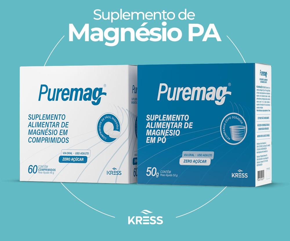 PUREMAG CLORETO DE MAGNESIO PA 60CPR - FarmaViver - Farmácia Online 24 ...
