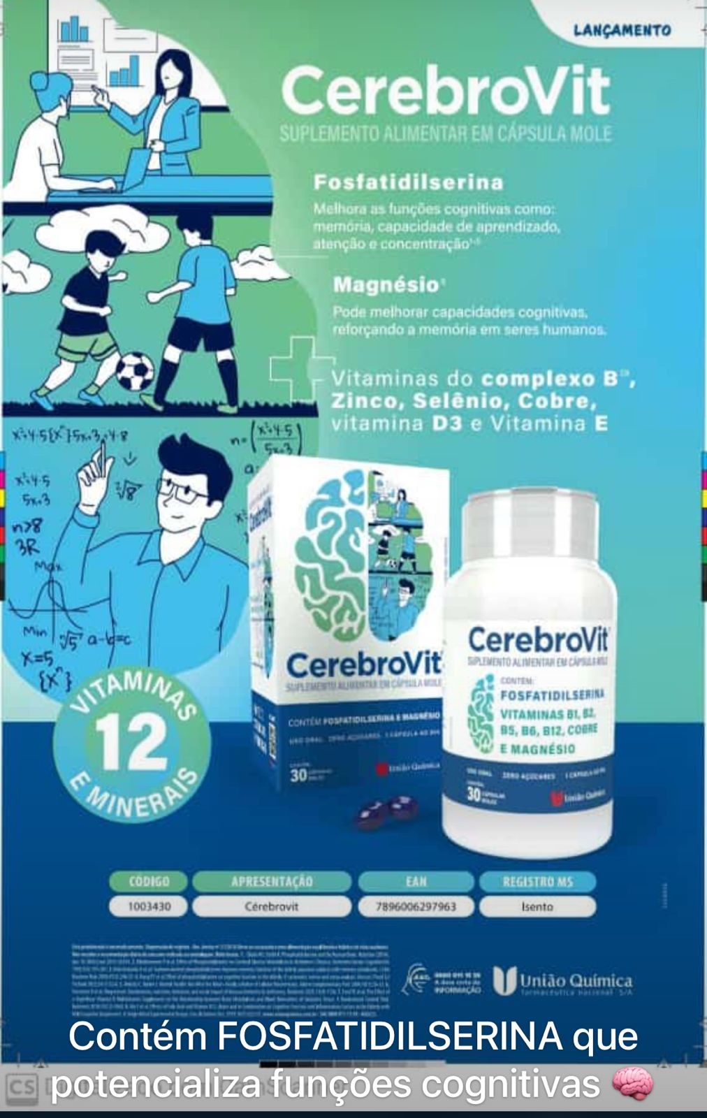 Fosfatidilserina, magnésio, cobre, selênio, zinco, - FarmaViver