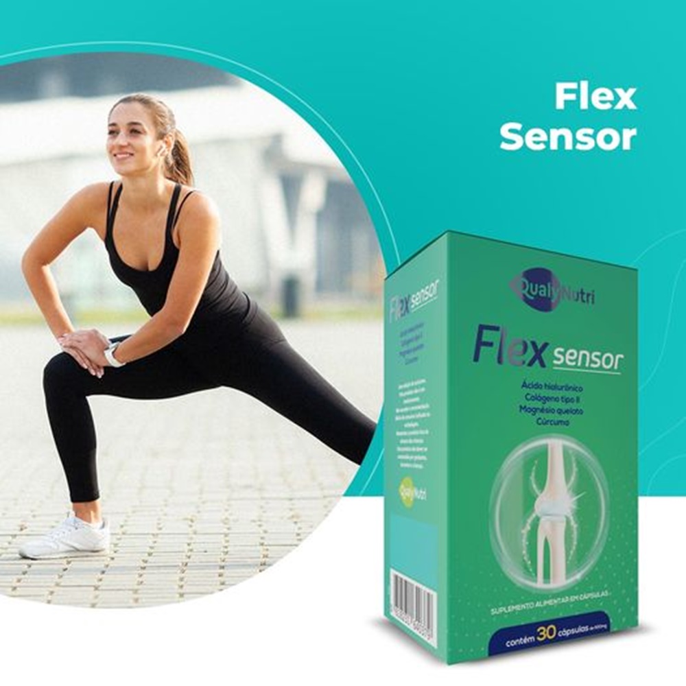 QUALYNUTRI FLEX SENSOR 500MG 30CAPS - FarmaViver - Farmácia Online 24 horas