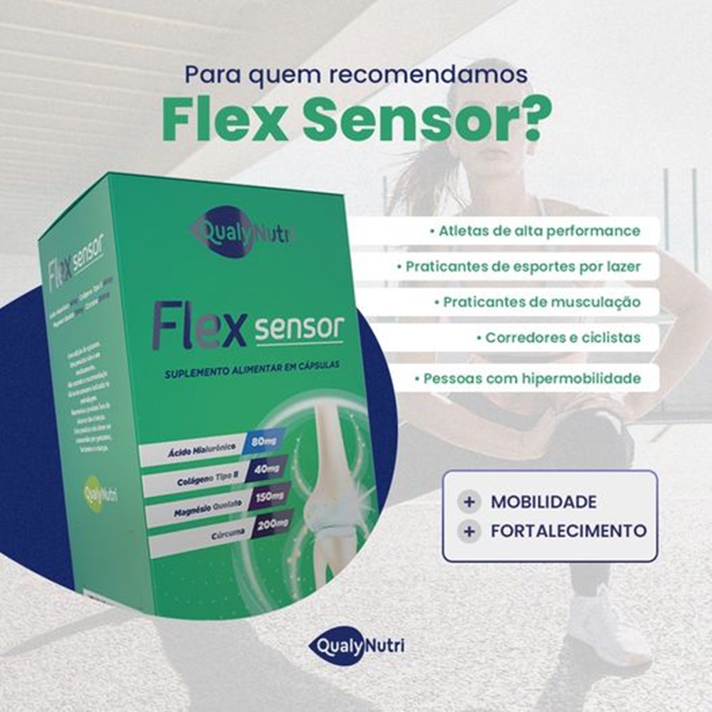 QUALYNUTRI FLEX SENSOR 500MG 30CAPS - FarmaViver - Farmácia Online 24 horas