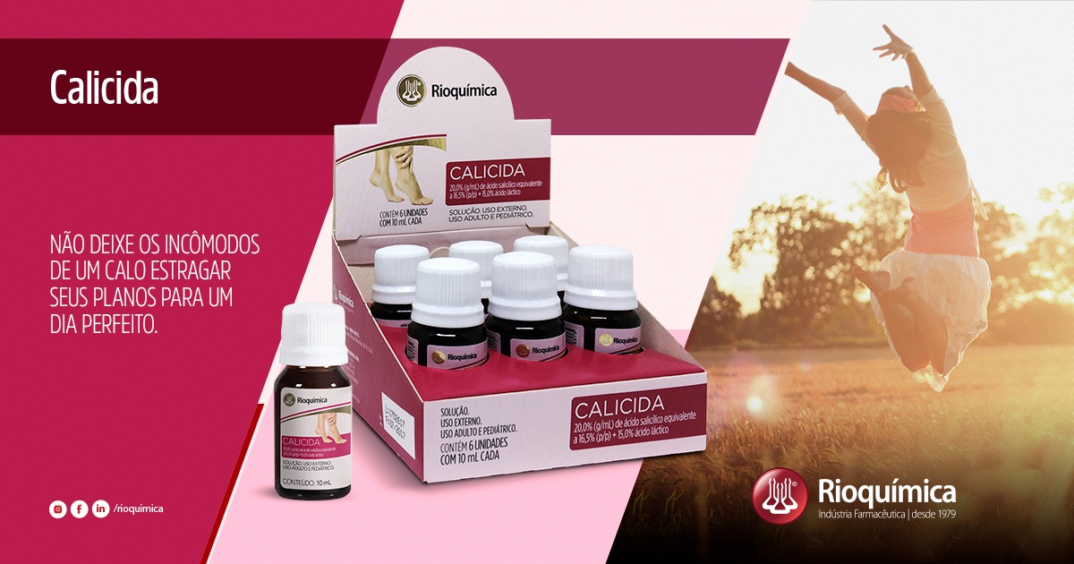 CALICIDA RIOQUIMICA 10ML - FarmaViver - Farmácia Online 24 horas
